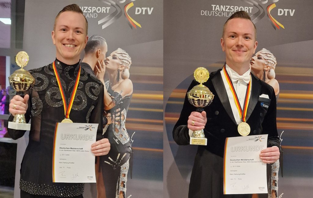 Goldenes Doppel bei der Deutschen Meisterschaft Solo Standard und ...